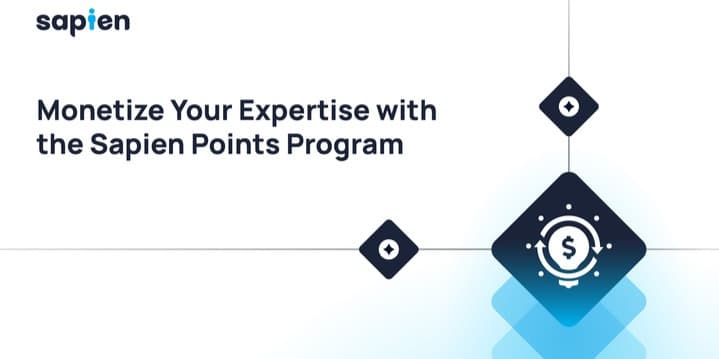 Monetize Your Expertise with the Sapien Points Program
